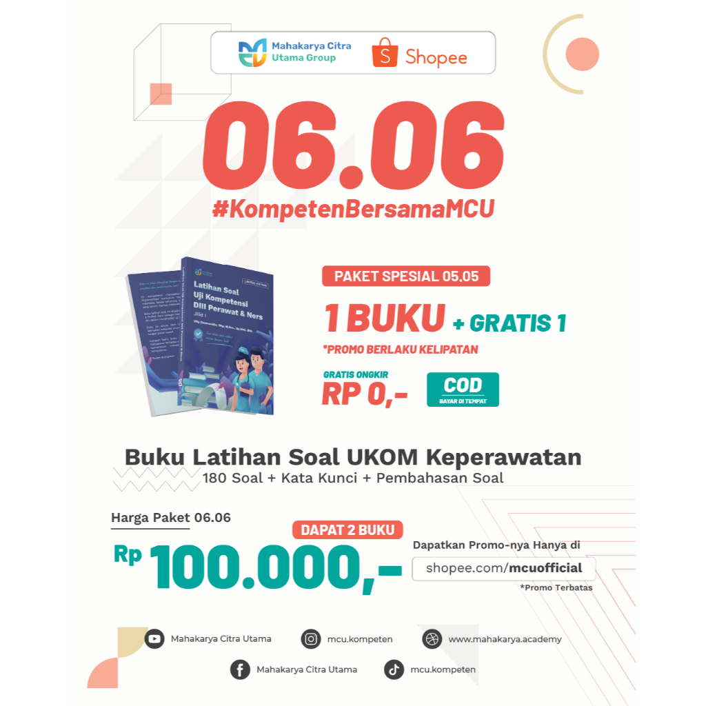 Jual Buku UKOM Perawat - Latihan Soal Uji Kompetensi DIII Perawat ...