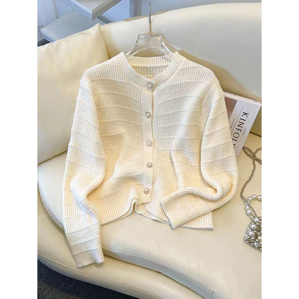 Jual Forteid Cardigan Wanita Rajut Crop Premium Korean Style Lengan Panjang Kardigan Retro ...