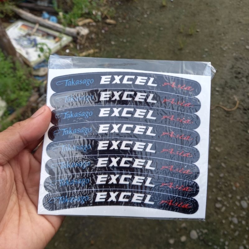 Jual Stiker Velg Takasago Excel Rims Satu Set Cuttingan Stiker Velg ...