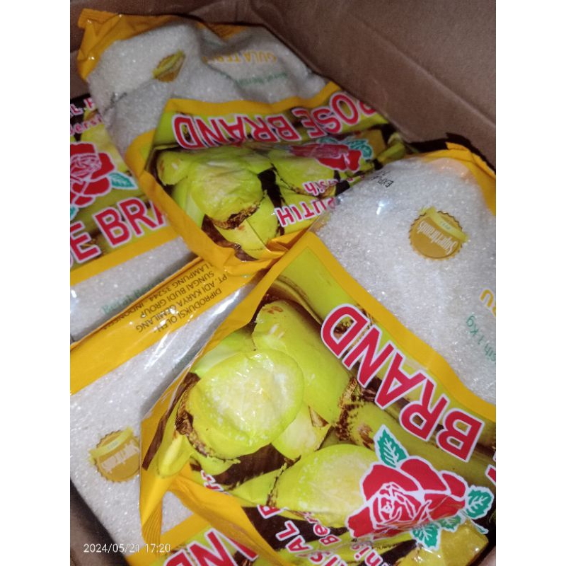 Jual 1 karung isi 20pcs gula rose brand kuning 1kg | Shopee Indonesia