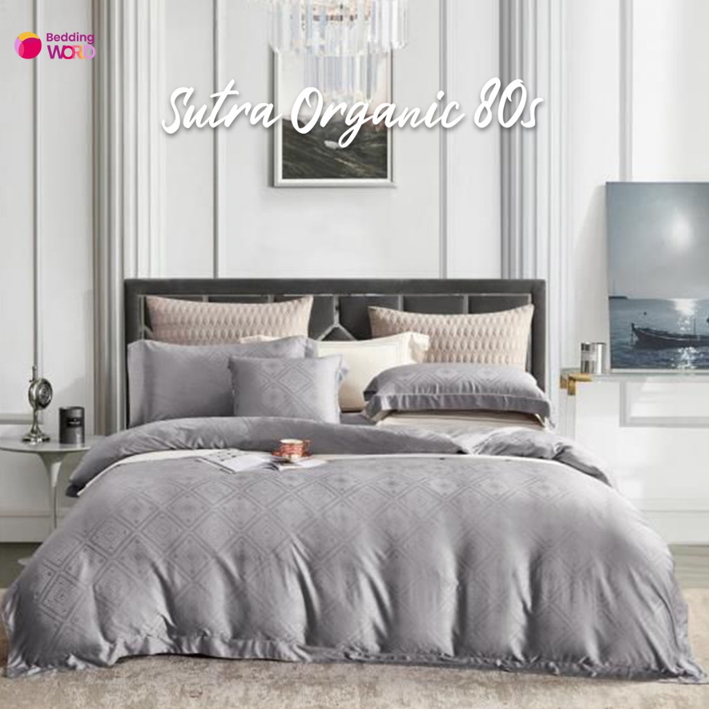 Jual Sprei Set Sutra Organic 60s / Sprei Sutra Silk Serat Bamboo ...
