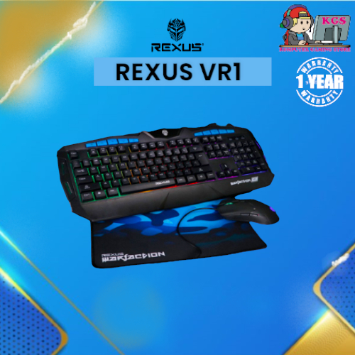 Jual Keyboard Mouse Rexus Warfactian VR1 / Keyboard Mouse Gaming Rexus ...