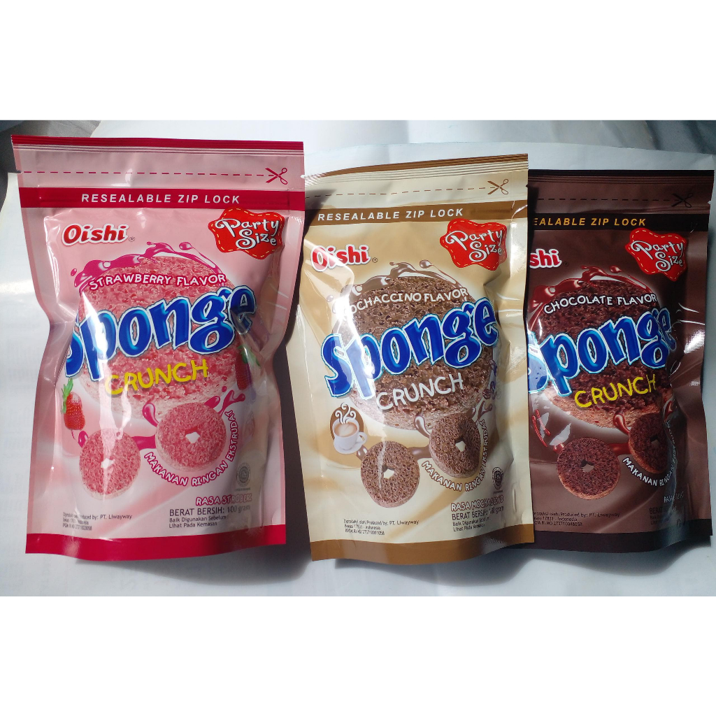 Jual OISHI Sponge 100 gr TERMURAH jajan camilan ringan snack | Shopee Indonesia