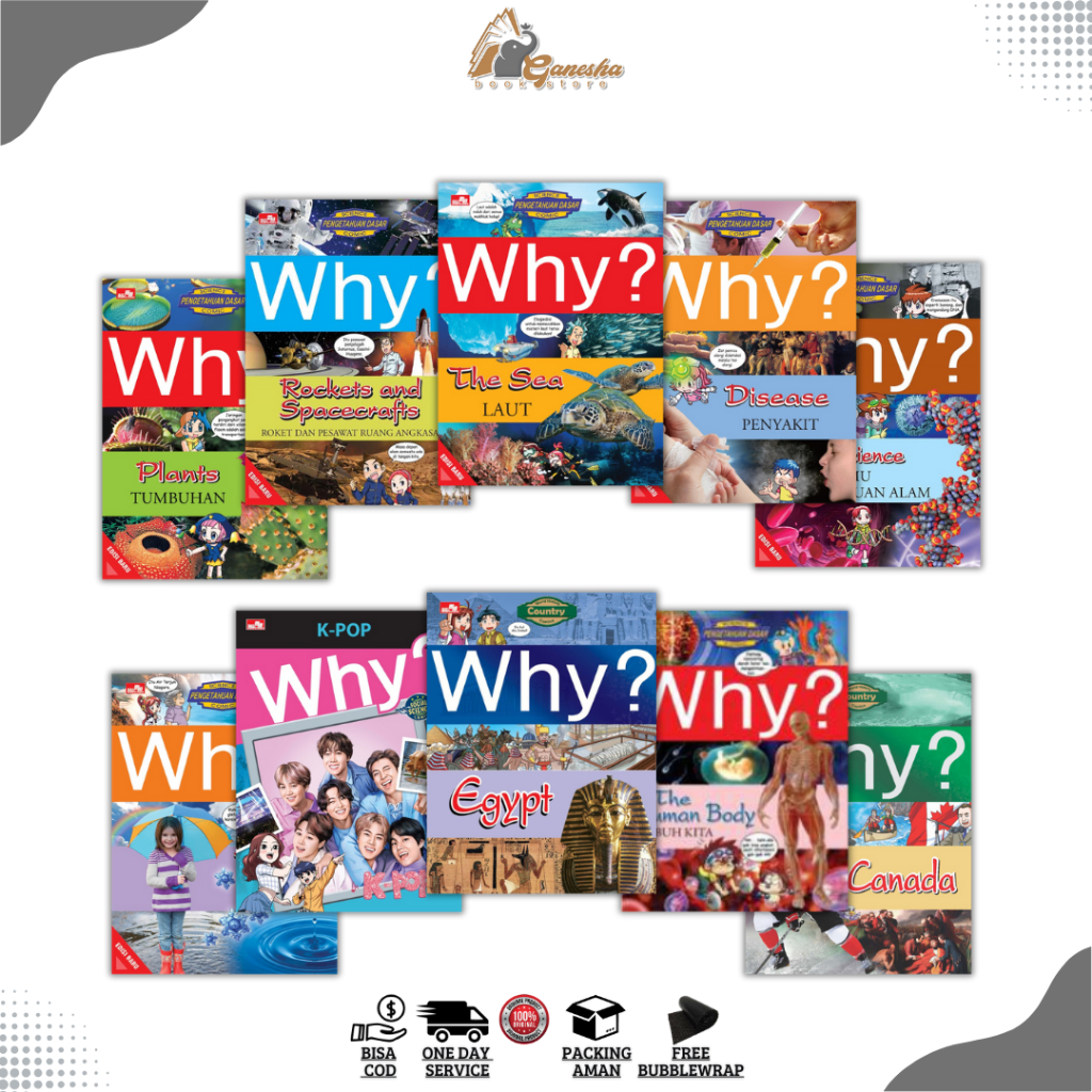 Jual WHY? Series Science Pengetahuan Dasar Comic Series - Yearimdang | Shopee Indonesia
