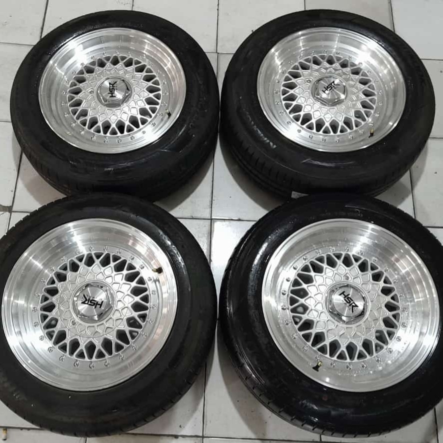 Jual VELG MOBIL COPOTAN RACING HSR CELONG R15 LEBAR 7/8 ET35/25 PCD 8X100/114,3 PLUS BAN ...