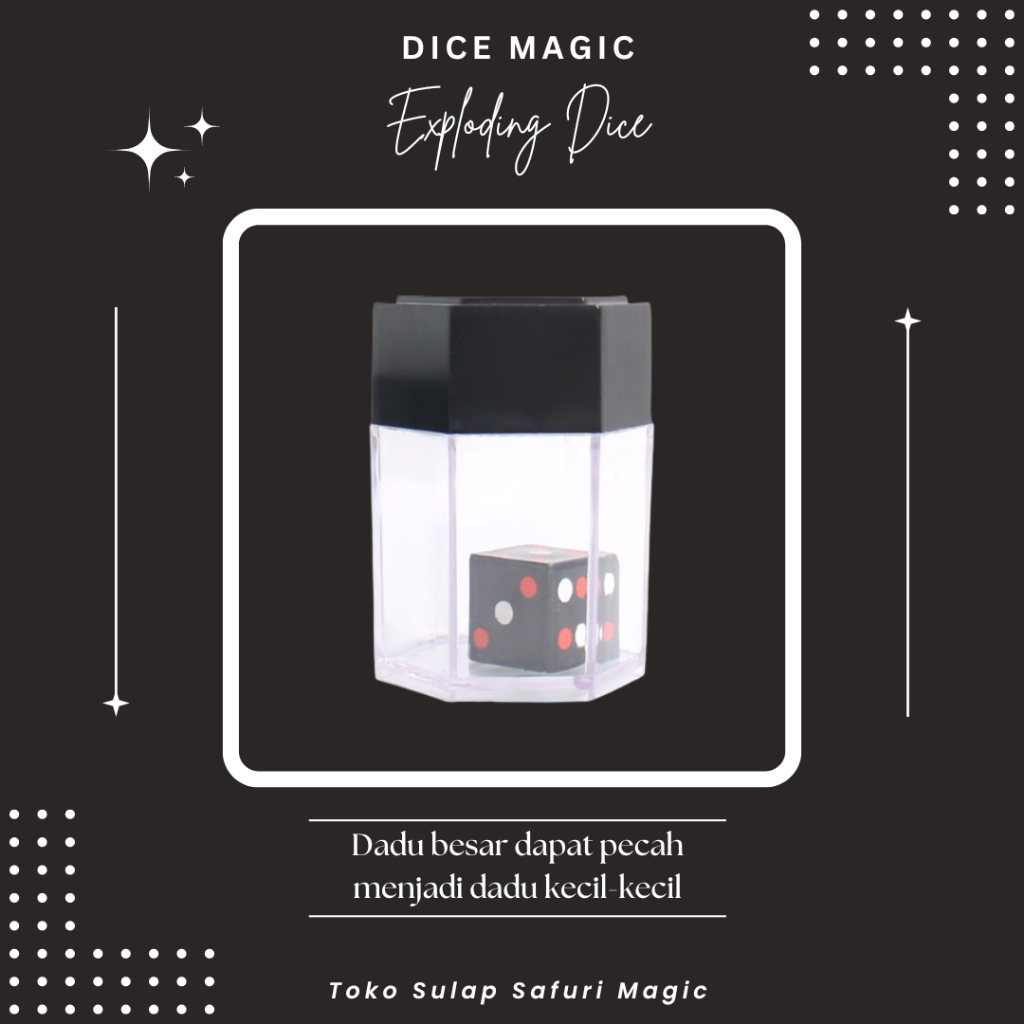 Jual Alat Sulap Exploding Dice - Dice Bomb - Sulap Dadu Pecah - Dadu Sulap - Toko Sulap | Shopee ...