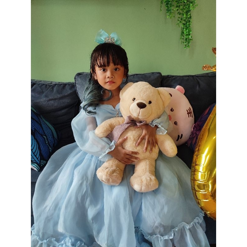 Jual fiona dress baby blue | Shopee Indonesia