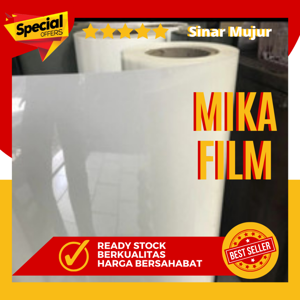 Jual MIka Film Putih Susu 0,20mm - ukuran 1m | Shopee Indonesia