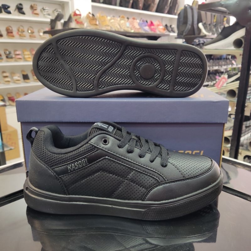 Jual Sepatu Sneakers KASOGI | Arthur | Hitam | Shopee Indonesia
