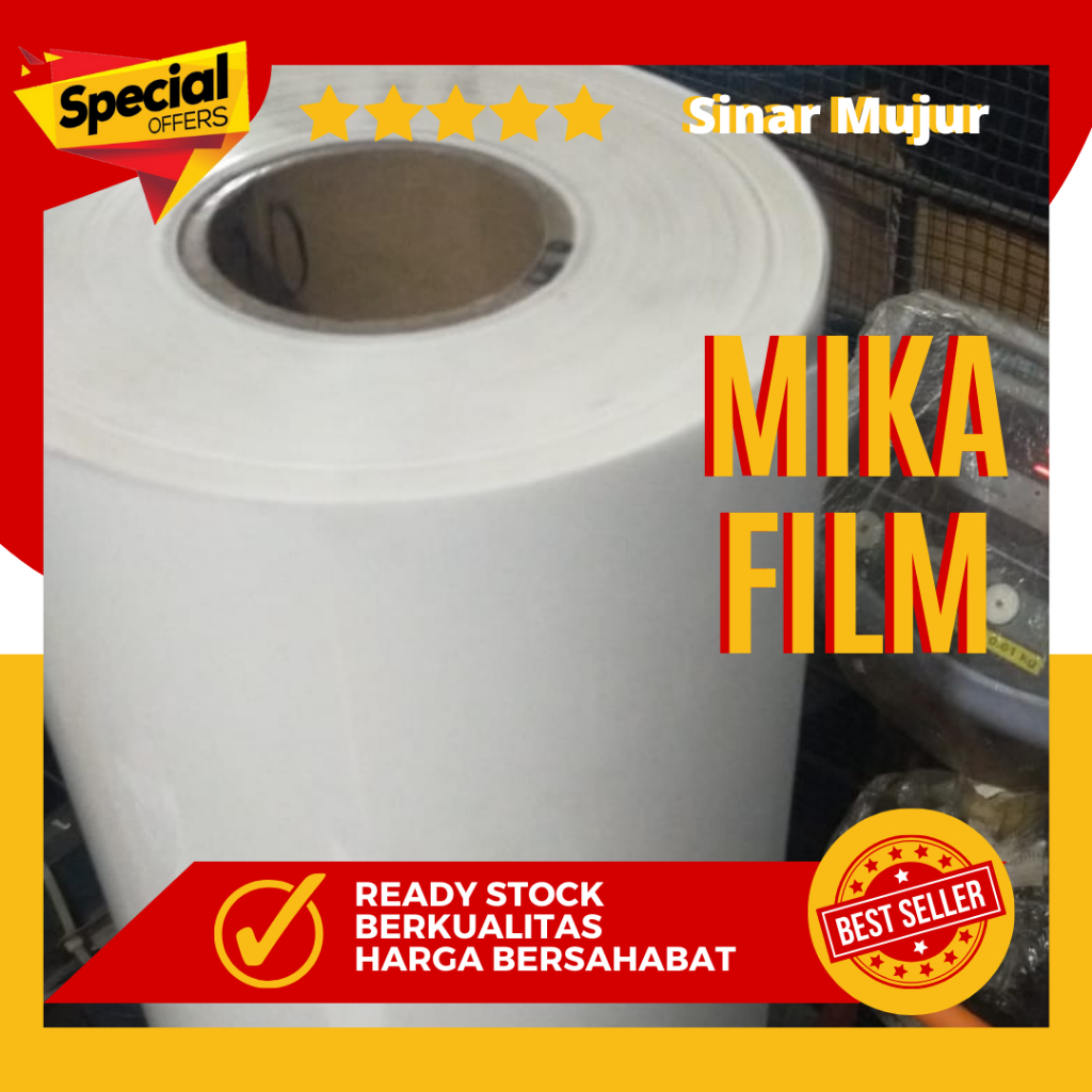 Jual Mika Film Putih Susu 0,20 mm - Dapat 6 Meter | Shopee Indonesia