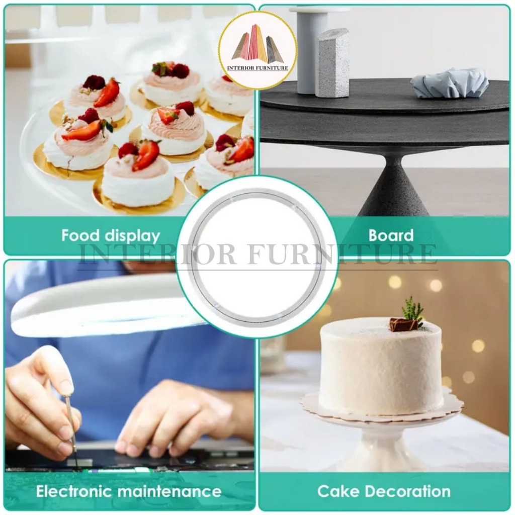 Jual Kolaher Ring Meja Putar Makan Putar Lazy Susan Rotate Tatakan Kaca ...