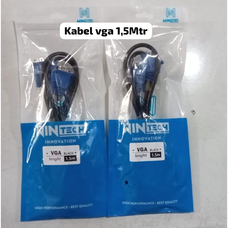 Jual Kabel vga to vga 1,5meter | Shopee Indonesia