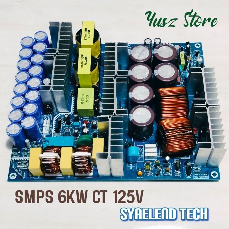 Jual SMPS 6KW CT 125V 6kVA 125V For Audio 6000watt PFC Syaelend tech ...