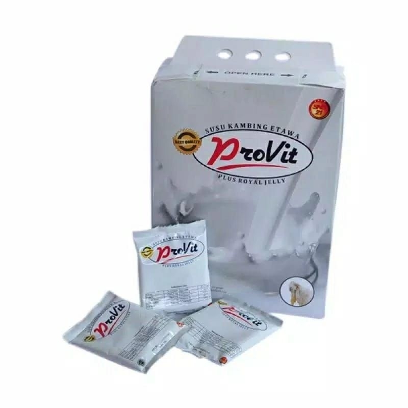 Jual SUSU KAMBING ETAWA PROVIT PLUS ROYAL JELLY 1 BOX ISI 50 SACHET 100 ...