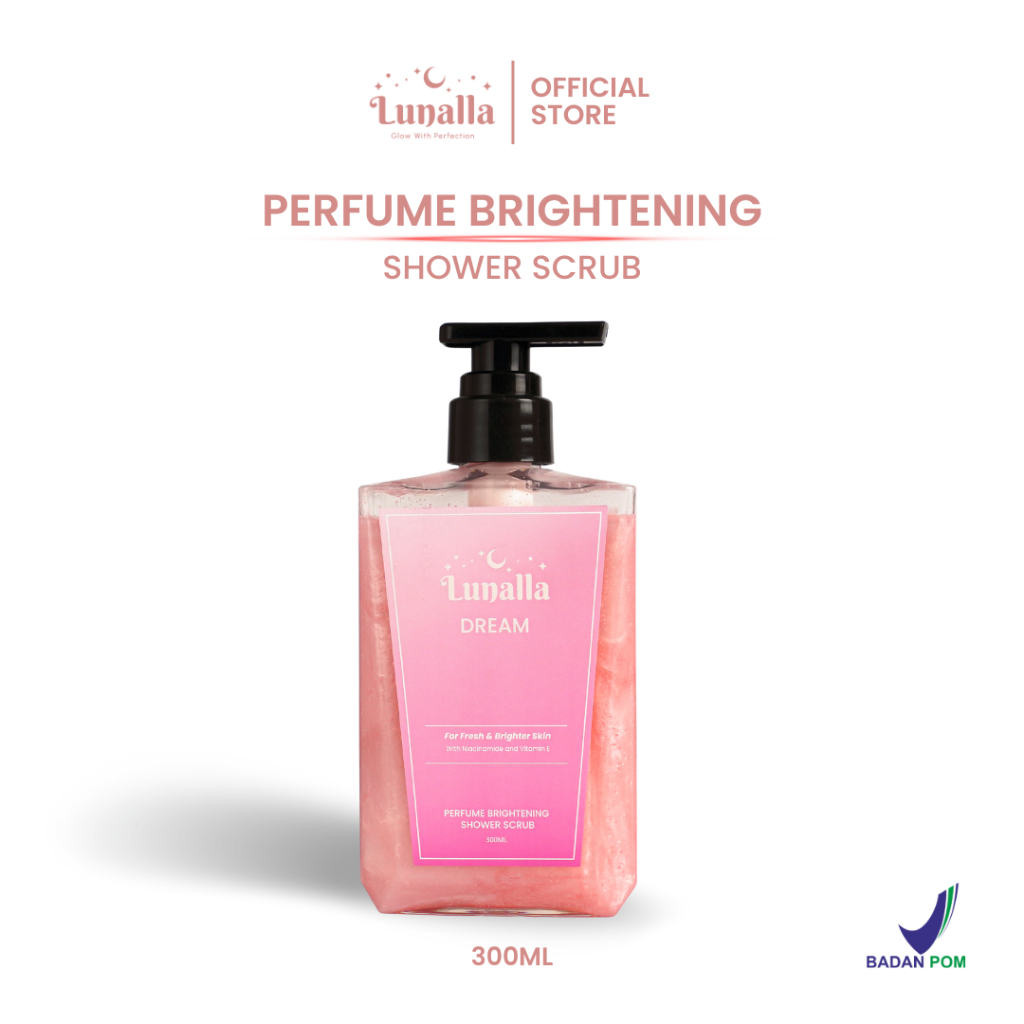 Jual LUNALLA Dream Perfume Brightening Shower Scrub Sabun Mandi Cair ...