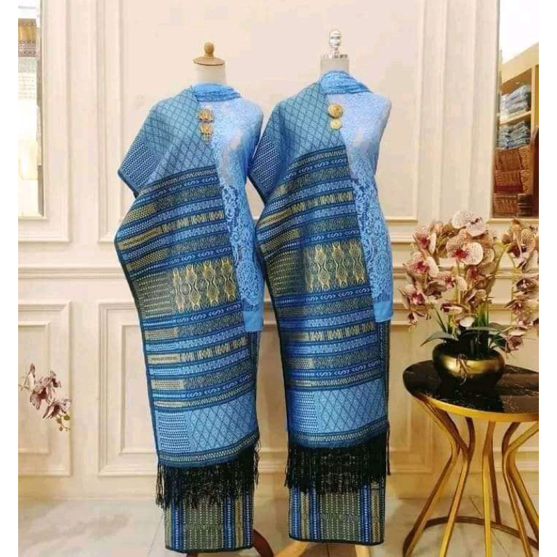 Jual Songket Tumtuman pengantin wanita Tanpa Sambungan Sarung Selendang adat mewah asli tenun ...
