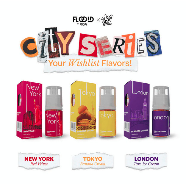 Jual LIQUID FOOM CITY SERIES SALTNIC 30ML | Shopee Indonesia