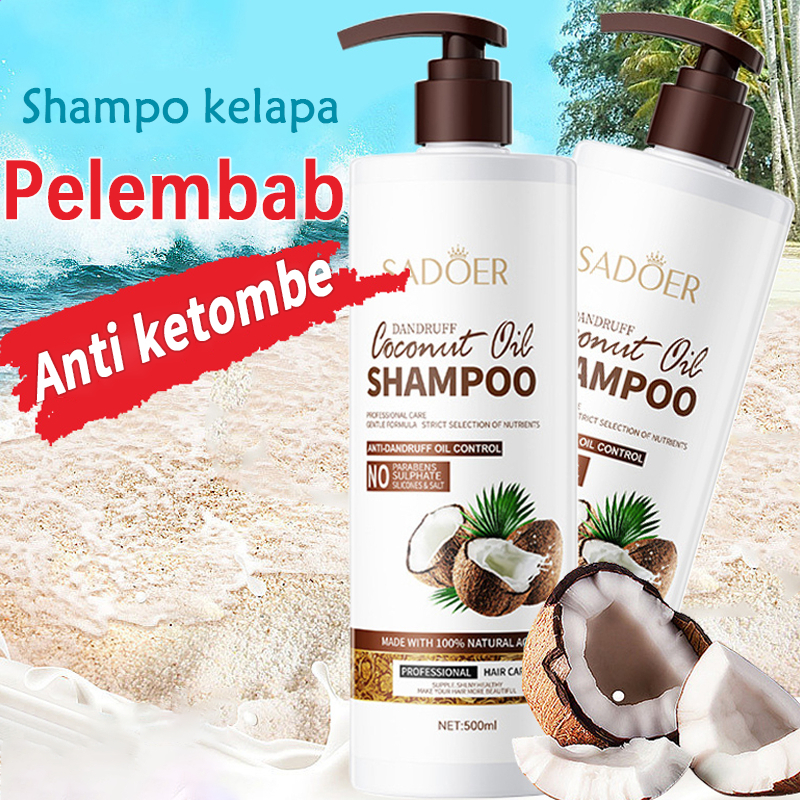Jual Shampo Anti Ketombe Shampo Kelapa Memperbaiki Kulit Kepala Kontrol minyak Sampo Penghilang ...
