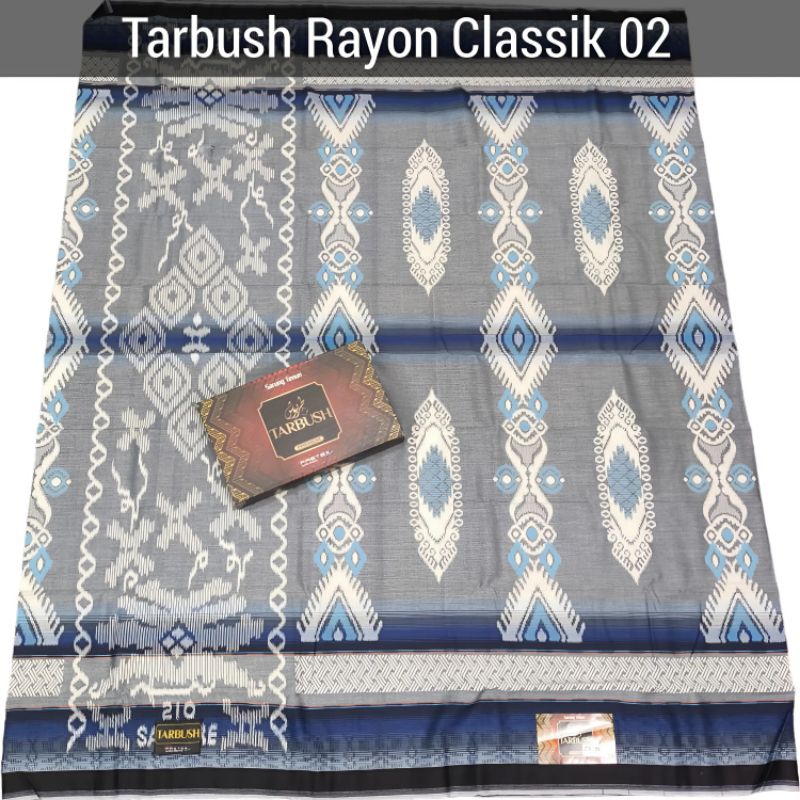 Jual Sarung Tenun Laki TARBUS TARBUSH SAPPHIRE Jaguar Rayon Motif BHS ...