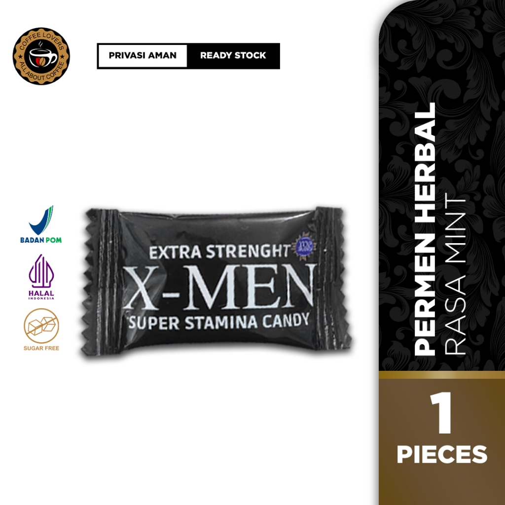 Jual X Men Permen Ginseng 1 Buah - Permen Kesehatan Pria X-Men | Permen ...