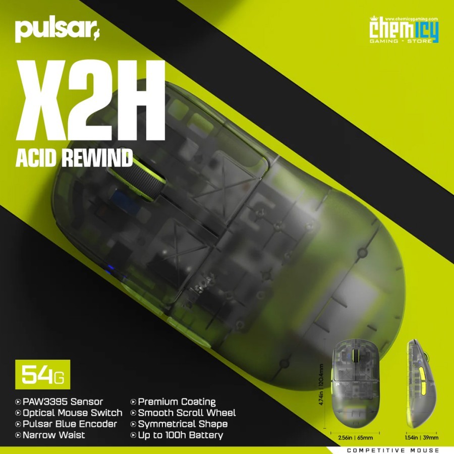 Jual Pulsar X2H / X2 H Mini Acid Rewind Ultra-lightweight Wireless ...