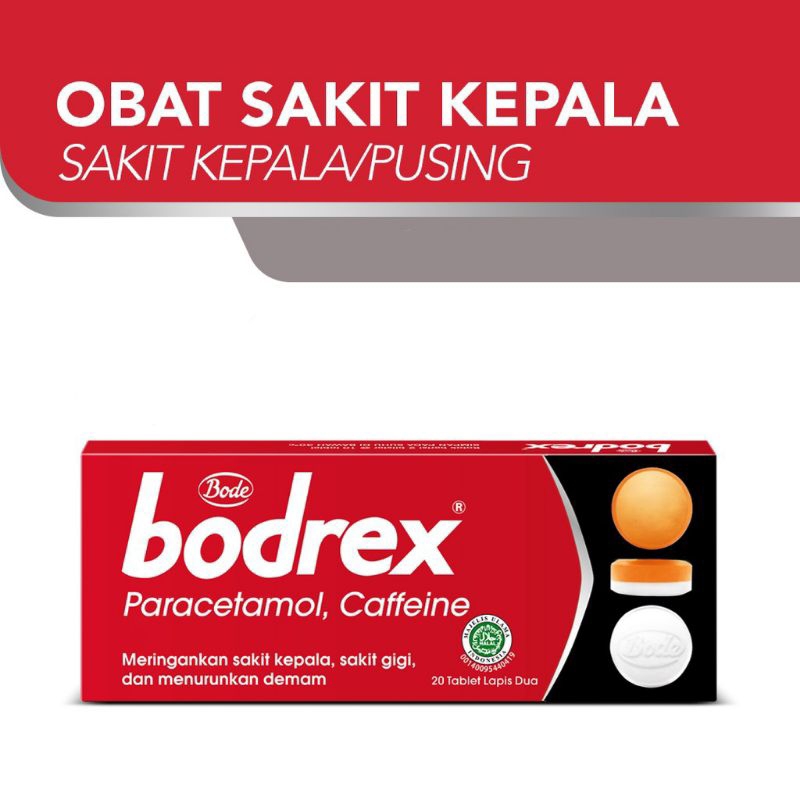 Jual Bodrex / Obat Sakit Kepala / Sakit gigi / Demam(1 box isi 2 ...