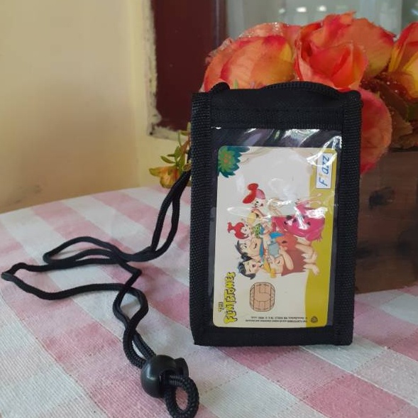 Jual Id card wawan dua sisi transparant 5 slot kartu name tag pers ...