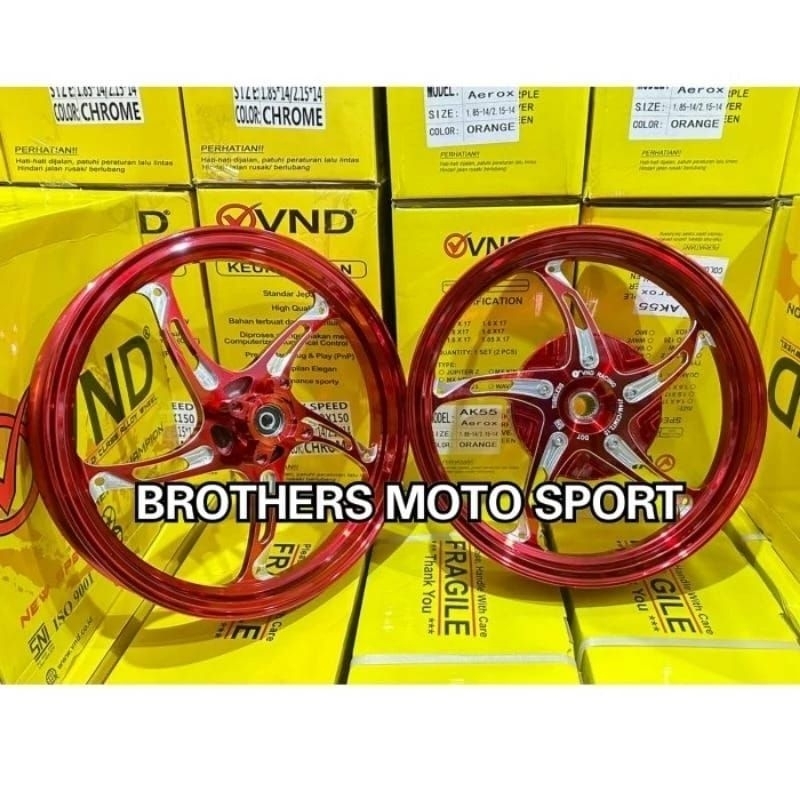 Jual velg vnd new speed ring14 mio m3 velg racing vnd king speed mio125 ...