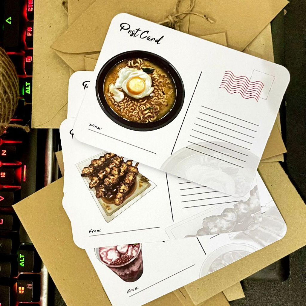 Jual Kartu Pos / Postcard / Post Card / Poskad Kuliner Makanan ...