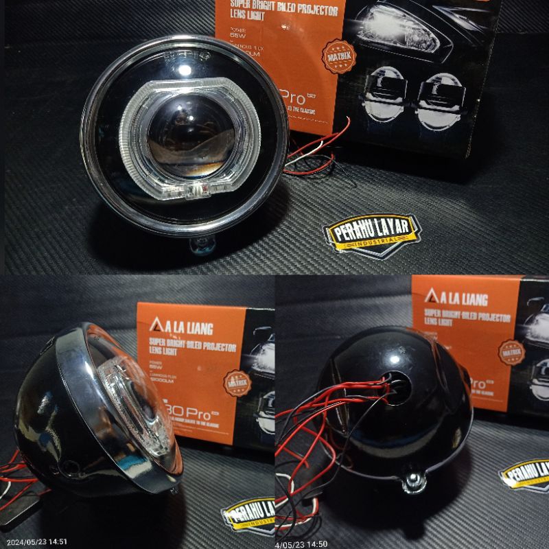 Jual headlamp biled custom batok cb 125 full press presisi cb gl mp ...