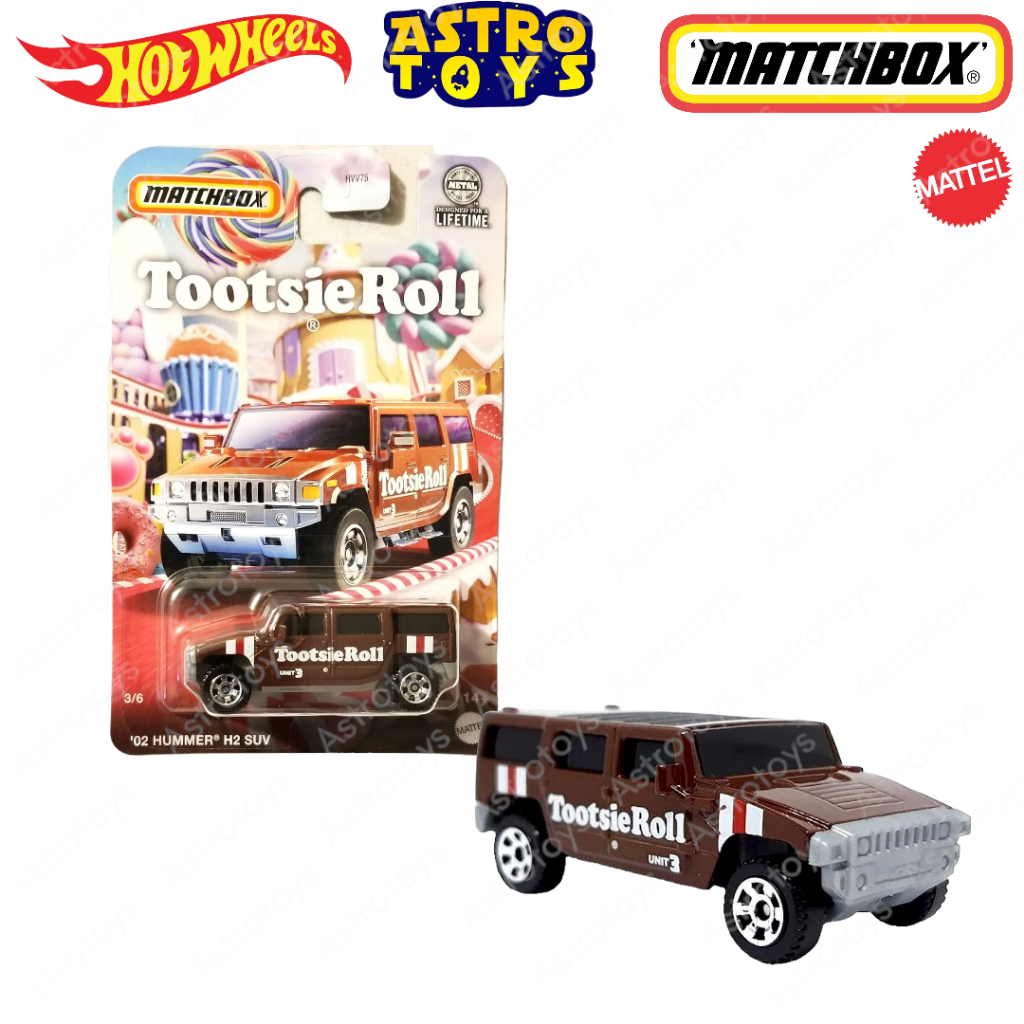 Jual Matchbox Candy Series Mobil SUV Hummer H2 Real Car Tootsie Roll 1: ...