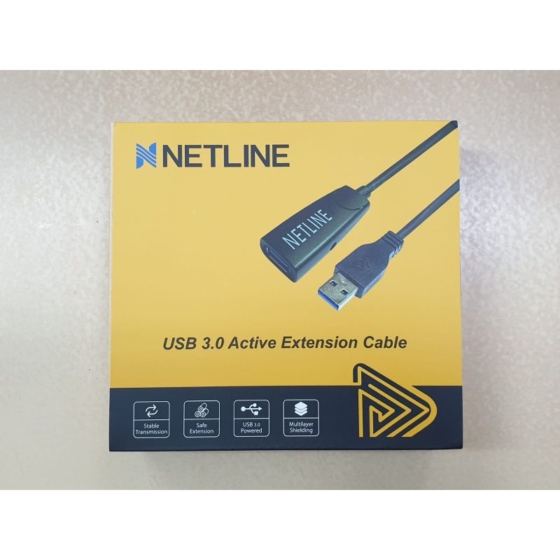 Jual NETLINE Kabel USB Extension Aktif USB 3.0 15 Meter 20 Meter Kabel ...