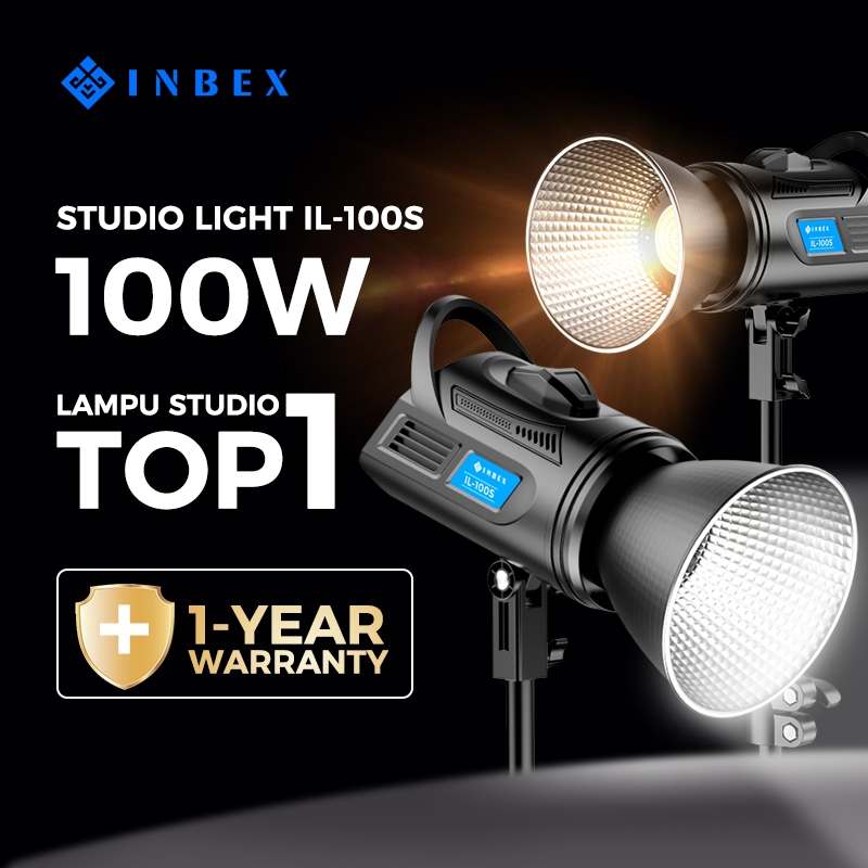 Jual INBEX IL-100S Lampu Live Streaming Konten Kreator Foto Studio ...