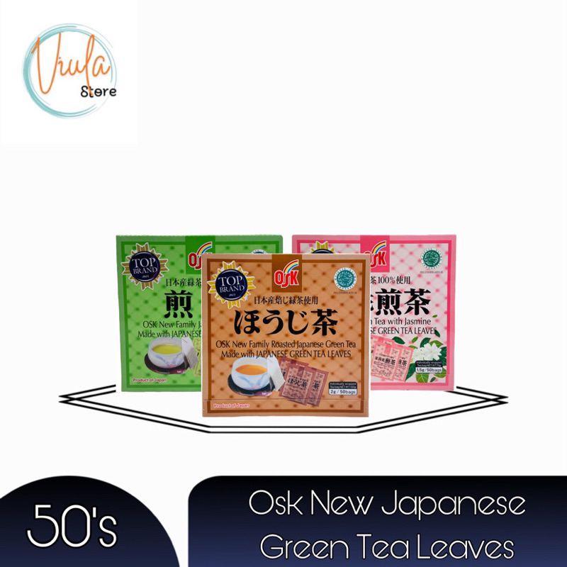 Jual Osk Japanese Green Tea Leaves 50's | Shopee Indonesia