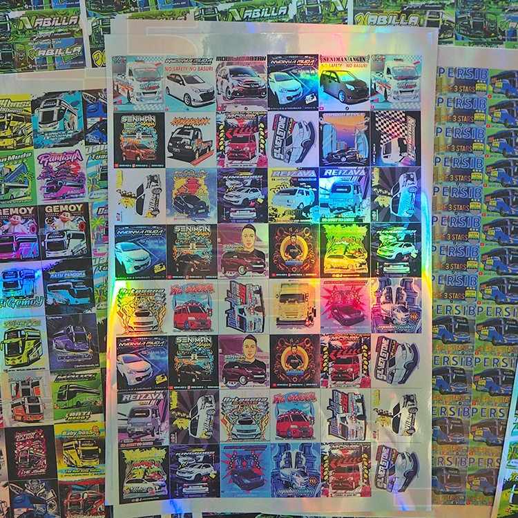 Jual Stiker Kotak Hologram TCI Mobil Basuri Ditdim Seniman Angin Mobil ...