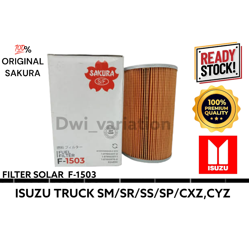 Jual FILTER SOLAR ISUZU TRUCK SM SR SS SP CXZ CYZ ORIGINAL PRODUK ...