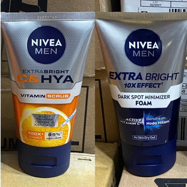 Jual NIVEA MEN Facial Foam 100ml | NIVEA MEN Facial Foam Extra Bright ...