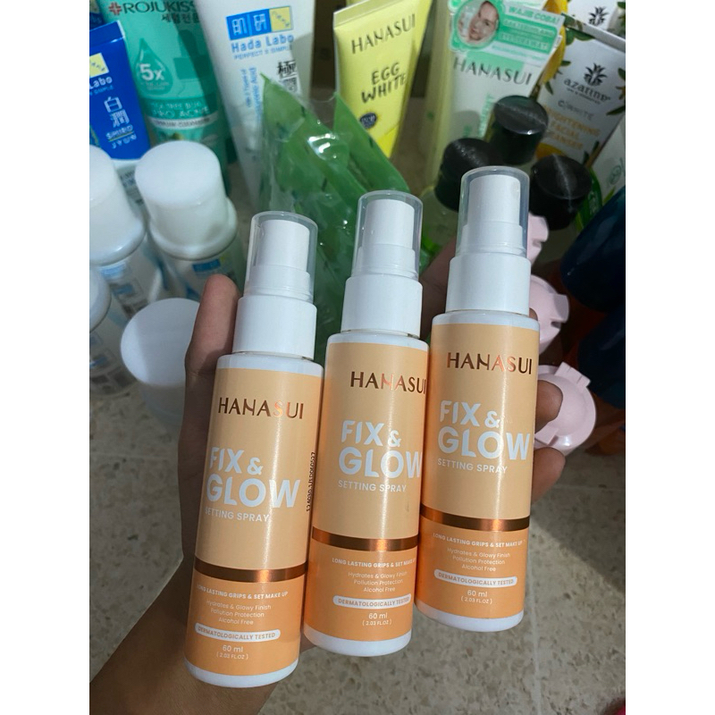 Jual Hanasui Fix & Glow Setting Spray 60ml | Shopee Indonesia