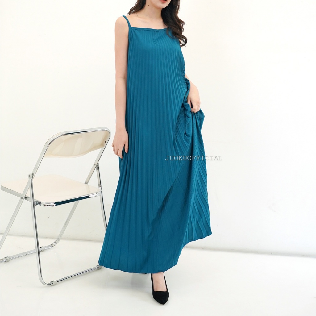 Jual Inner Dress Plisket Mayung / Dress Polos Plisket / Inner Plisket ...