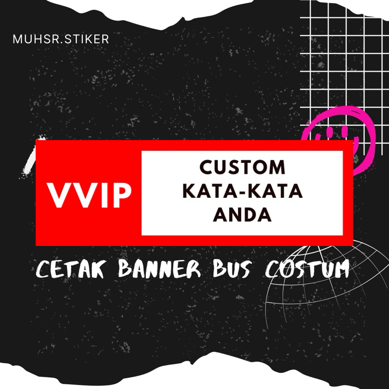 Jual CUSTOM BANNER BUS MANIA VVIP | Shopee Indonesia