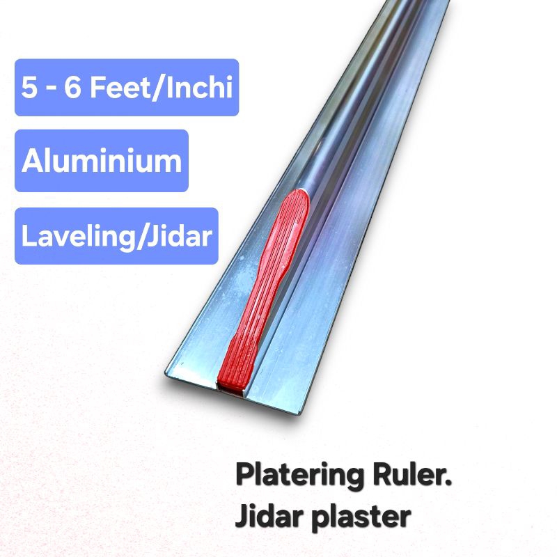 Jual Jidar aluminium alat meratakan plesteran/PLASTERING ruler | Shopee ...
