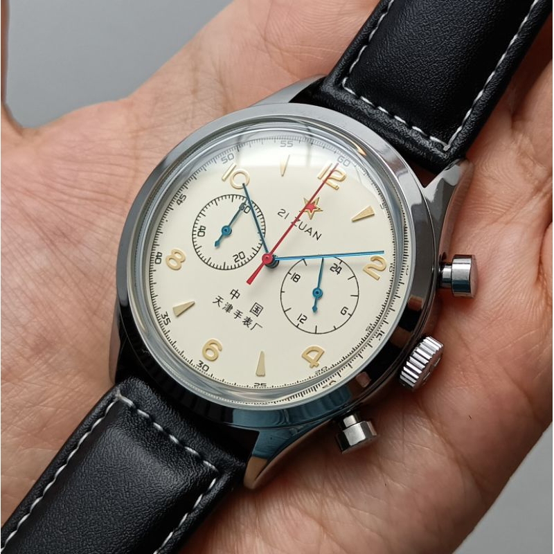 Jual 21 ZUAN Pilot Chronograph ala Seagull 1963 | Shopee Indonesia