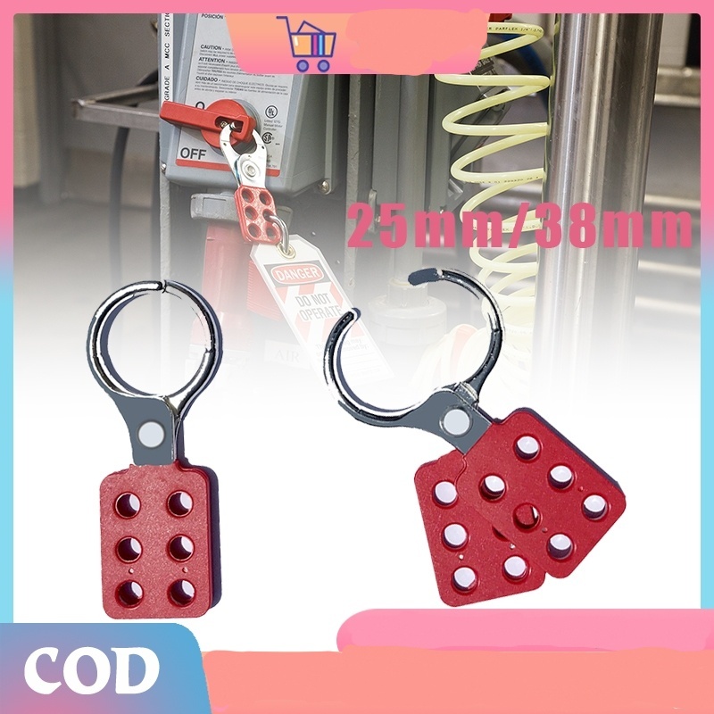 Jual 38MM Safety Loto Lockout Tagout Steel Hasp (Lockout Tagout Tryout ...
