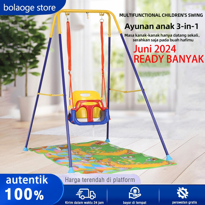 Jual ayunan anak outdoor indoor/Anak Ayunan Bermain Karakter Lucu Anak Playground Portable ...