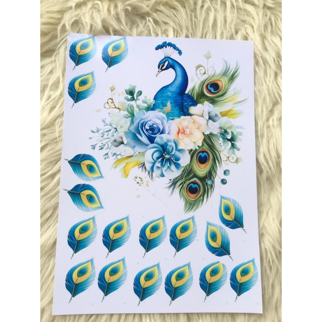 Jual TOPPER BURUNG MERAK HIASAN SESERAHAN / PERLENGKAPAN BUKET | Shopee ...