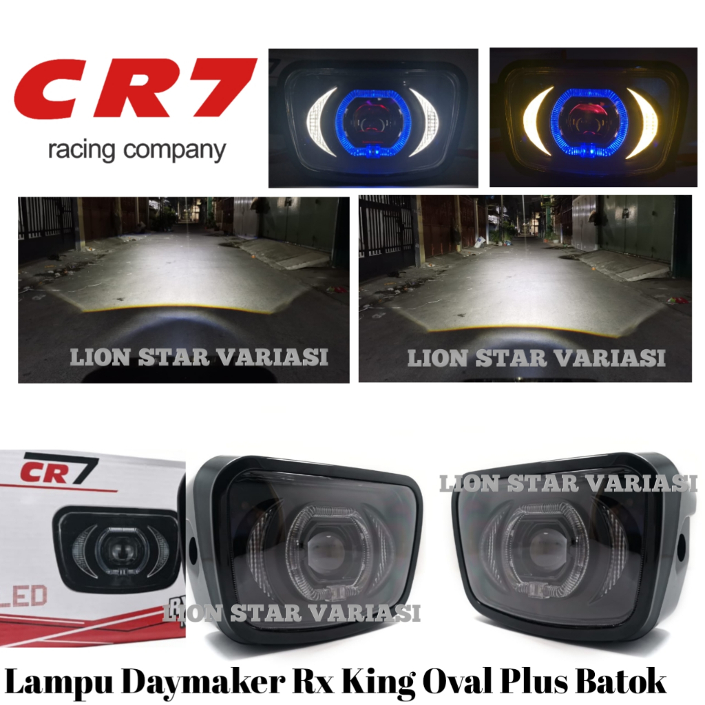 Jual Lampu Daymaker Model Oval Biled Matrix Original CR7 Headlamp Biled ...