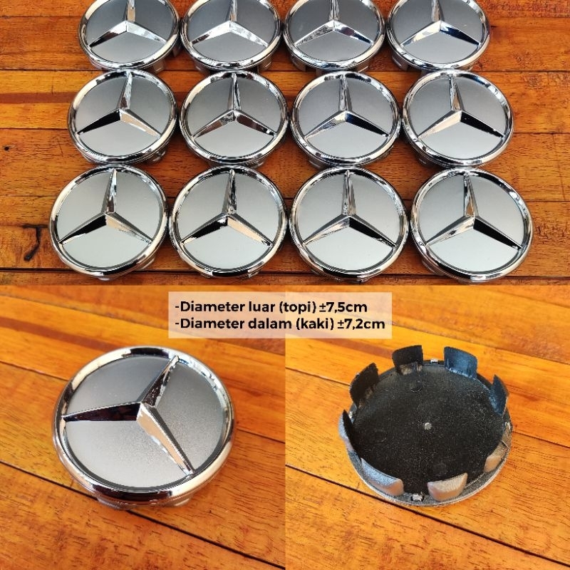 Jual DOP VELG MOBIL MERSI MERCY MERCEDES BENZ TUTUP AS RODA MOBIL ...