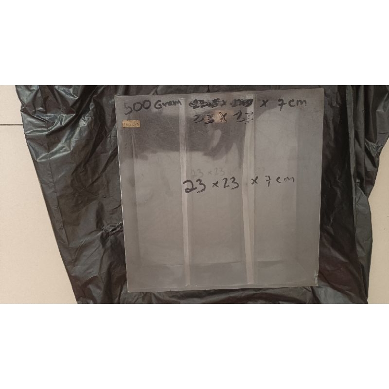 Jual Kotak Mika Sarang Walet Polos + Sekat Mika 500gram UKURAN 23cm X ...