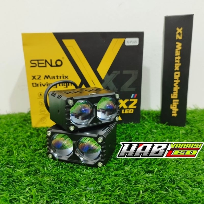 Jual SENLO X2 2 MATA ORIGINAL BLUE LENS LASER EMPEROR 90W PUTIH KUNING ...