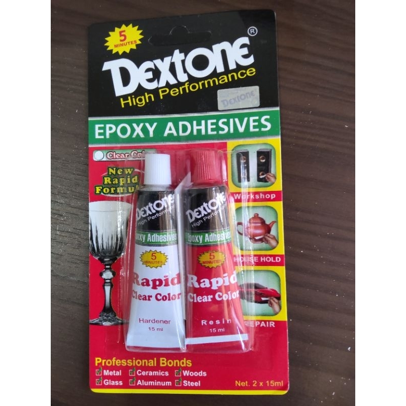 Jual Lem DEXTONE BESAR 5 menit Dextone 2x15ml | Shopee Indonesia